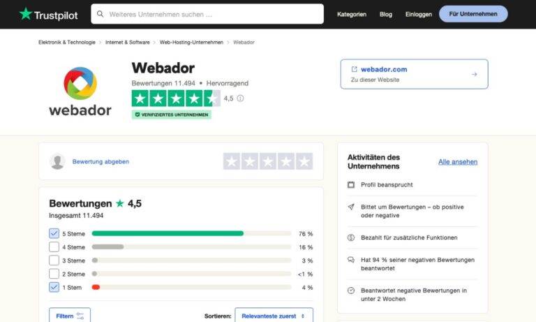 Webador: Erfahrungen & Test mit dem Preis-Leistungs-Tipp (2026)